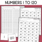 Number Identification Assessments Numbers to 120 Progress Monitoring ...