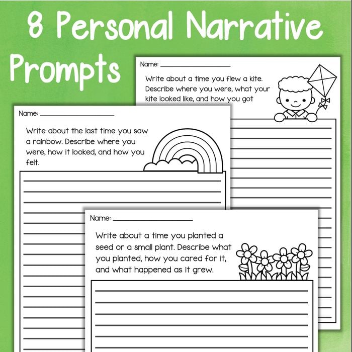 Spring Writing Prompts 2nd Grade Narrative Expository Opinion - Fishyrobb