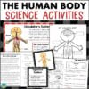 Human Body Activities Worksheets Posters 2nd 3rd Grade Science - Fishyrobb