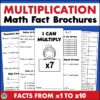 Multiplication Brochures Math Facts Practice - Fishyrobb
