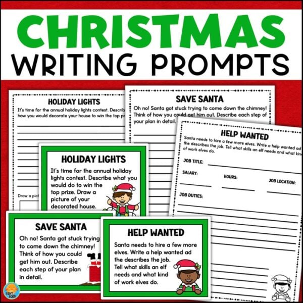 Christmas Writing Prompts for Kids Opinion Narrative Descriptive ...