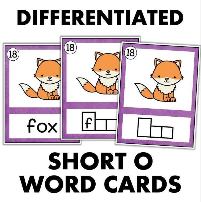 Short O Word Families Write the Room CVC Words Phonics Activities
