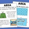 Area and Perimeter Math Anchor Chart Posters