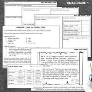 Ancient Rome STEM Challenge Set of 5 Projects - Fishyrobb