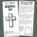 Memorial Day Brochure Informational Text Activity - Fishyrobb