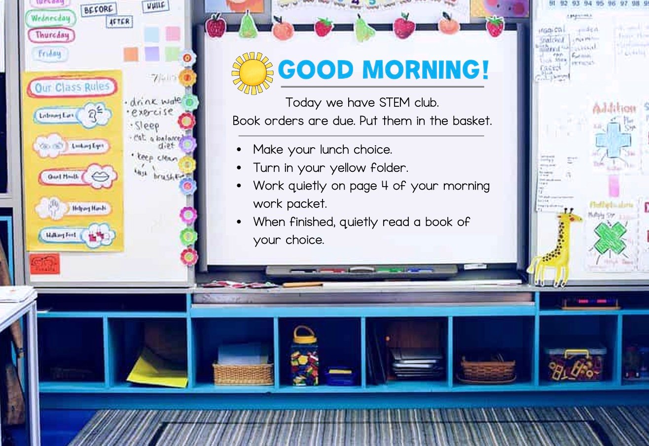 8 Best Classroom Morning Work Ideas and Routines