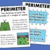 Area and Perimeter Math Anchor Chart Posters