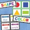 Kindergarten Focus Wall with Letters, Numbers, Colors, Shapes