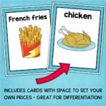 Counting Money Game Fun Grocery Shopping Activity - Fishyrobb