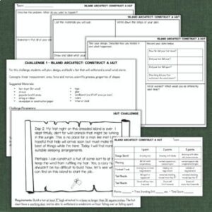 Desert Island STEM Challenge Set of 5 Activities - Fishyrobb