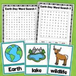 Earth Day Word Wall, Word Search, Write the Room Worksheets