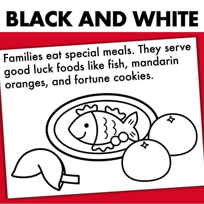 Chinese Lunar New Year Mini Book Informational Reader - Fishyrobb