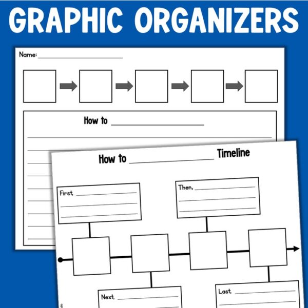 Procedural Writing Templates, How-To Booklets, and Sequencing Graphic ...