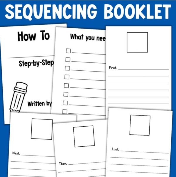 Procedural Writing Templates, How-To Booklets, and Sequencing Graphic ...