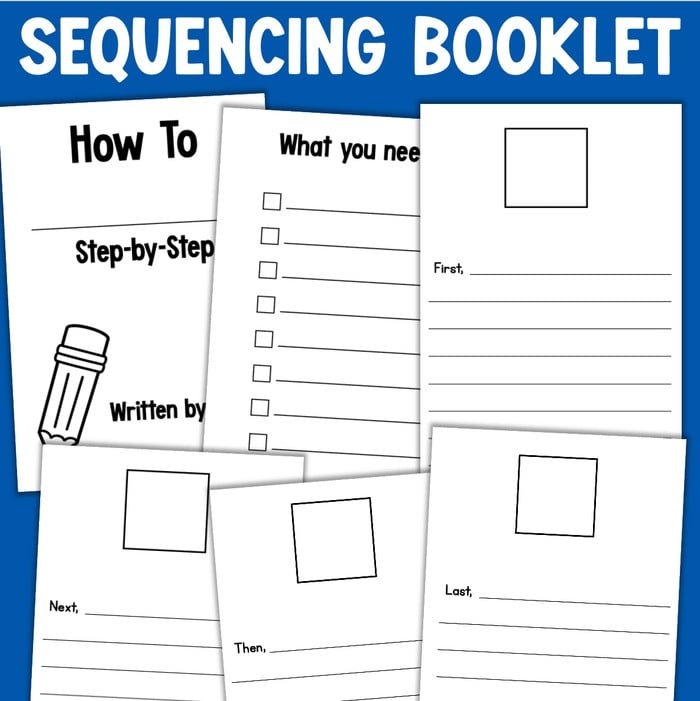 Procedural Writing Templates, How-To Booklets, and Sequencing Graphic ...