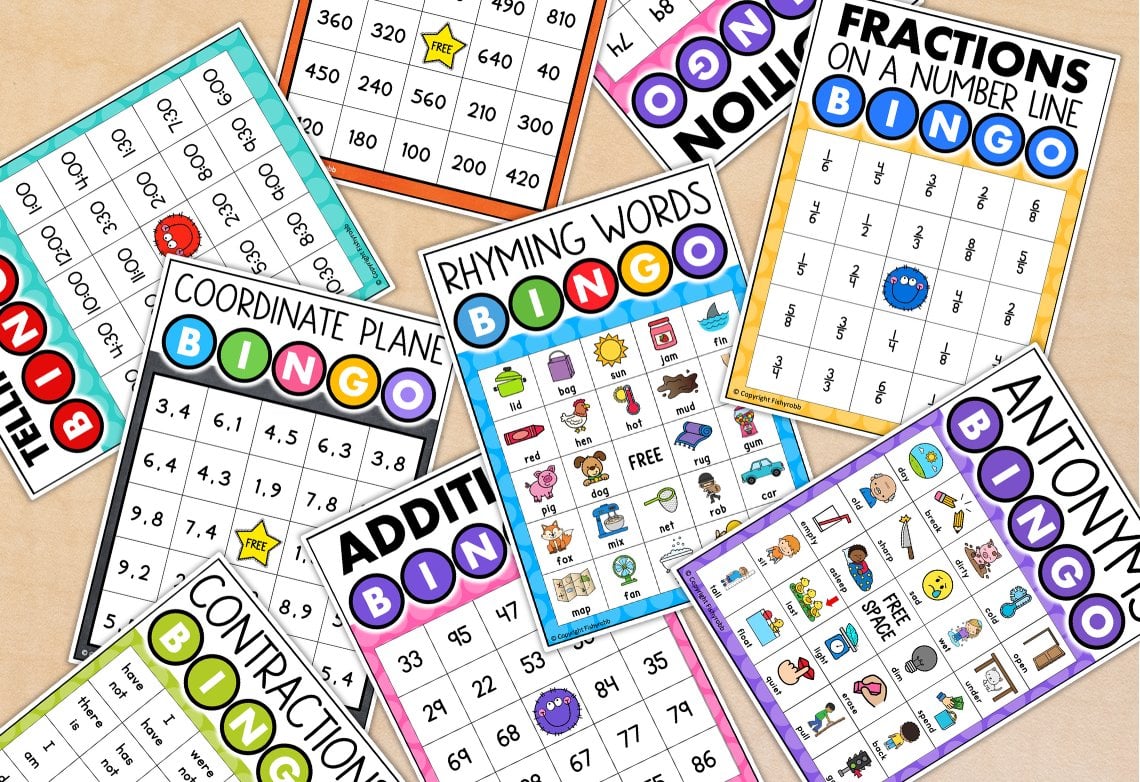 Classroom Bingo: A Fun Way to Practice Math and Reading Skills