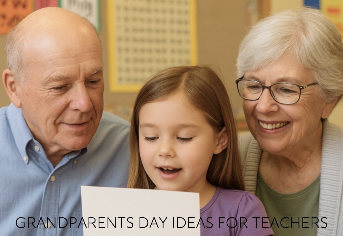 Grandparents Day Ideas for Teachers + Free Poem Printable