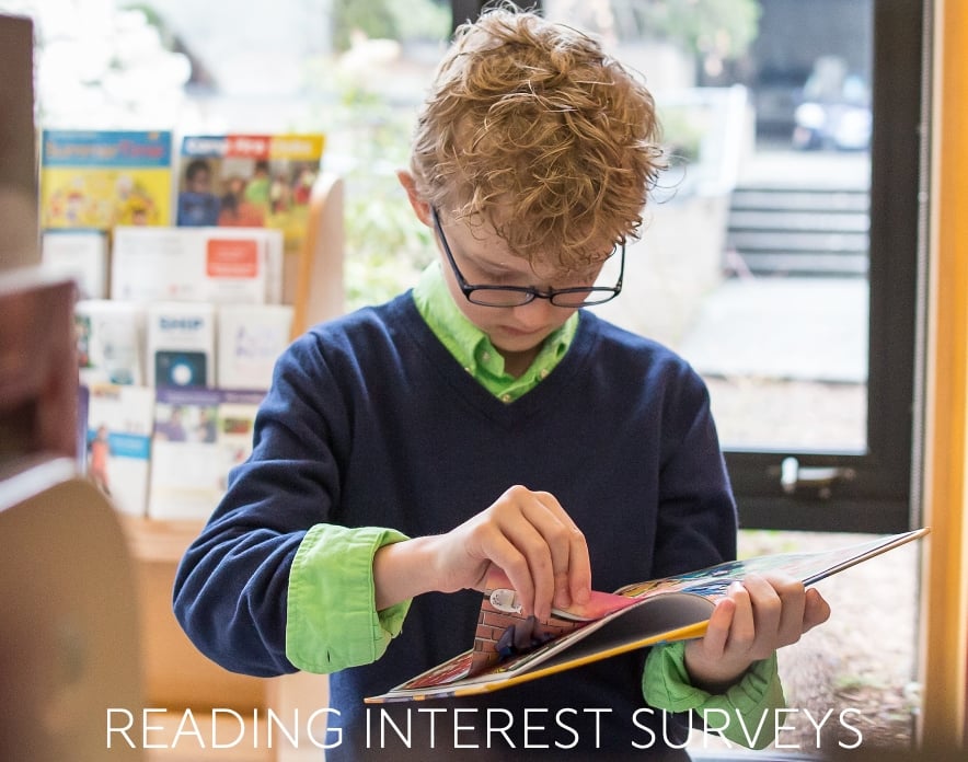 Free Reading Interest Survey for Elementary Students